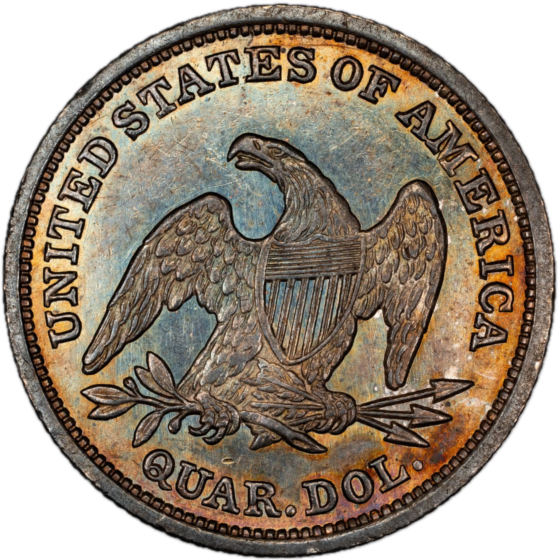 1839 25C NO DRAPERY MS63 PCGS CAC – Paradime Coins