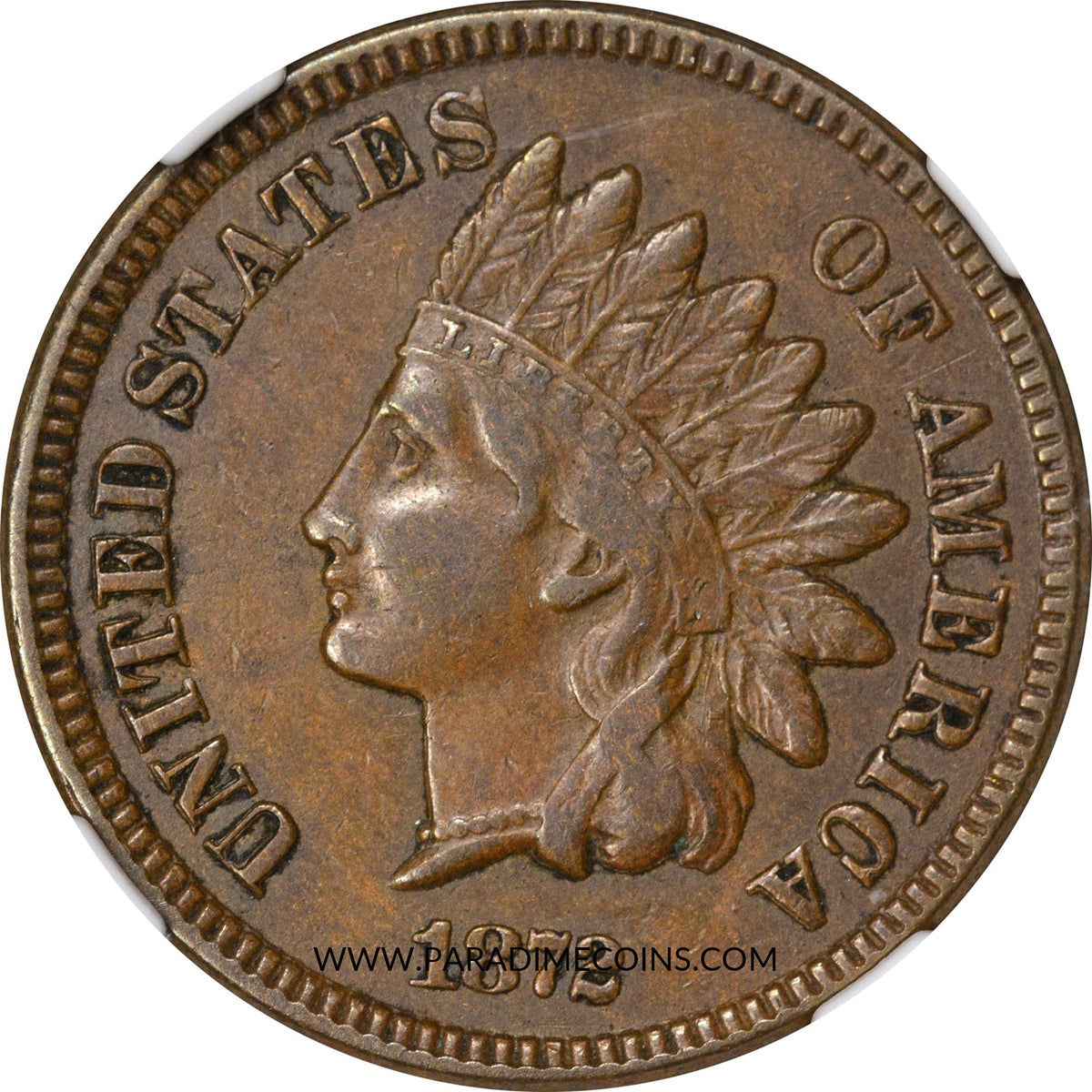 1872 1C SHALLOW N XF45 NGC CAC: Paradime Coins US Certified Rare Coins ...